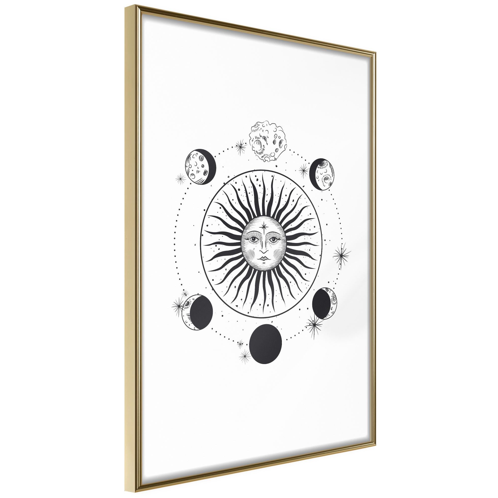 Poster - Sun and Moon 30x45 cm | Leroy Merlin