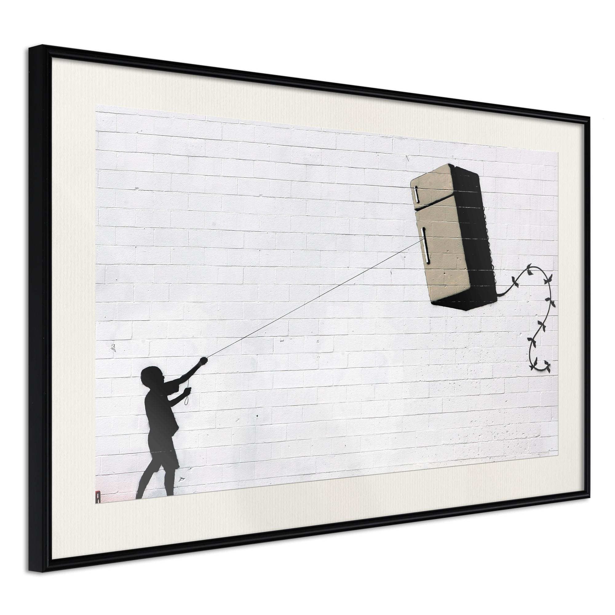 Poster - Banksy: Fridge Kite 90x60 cm | Leroy Merlin