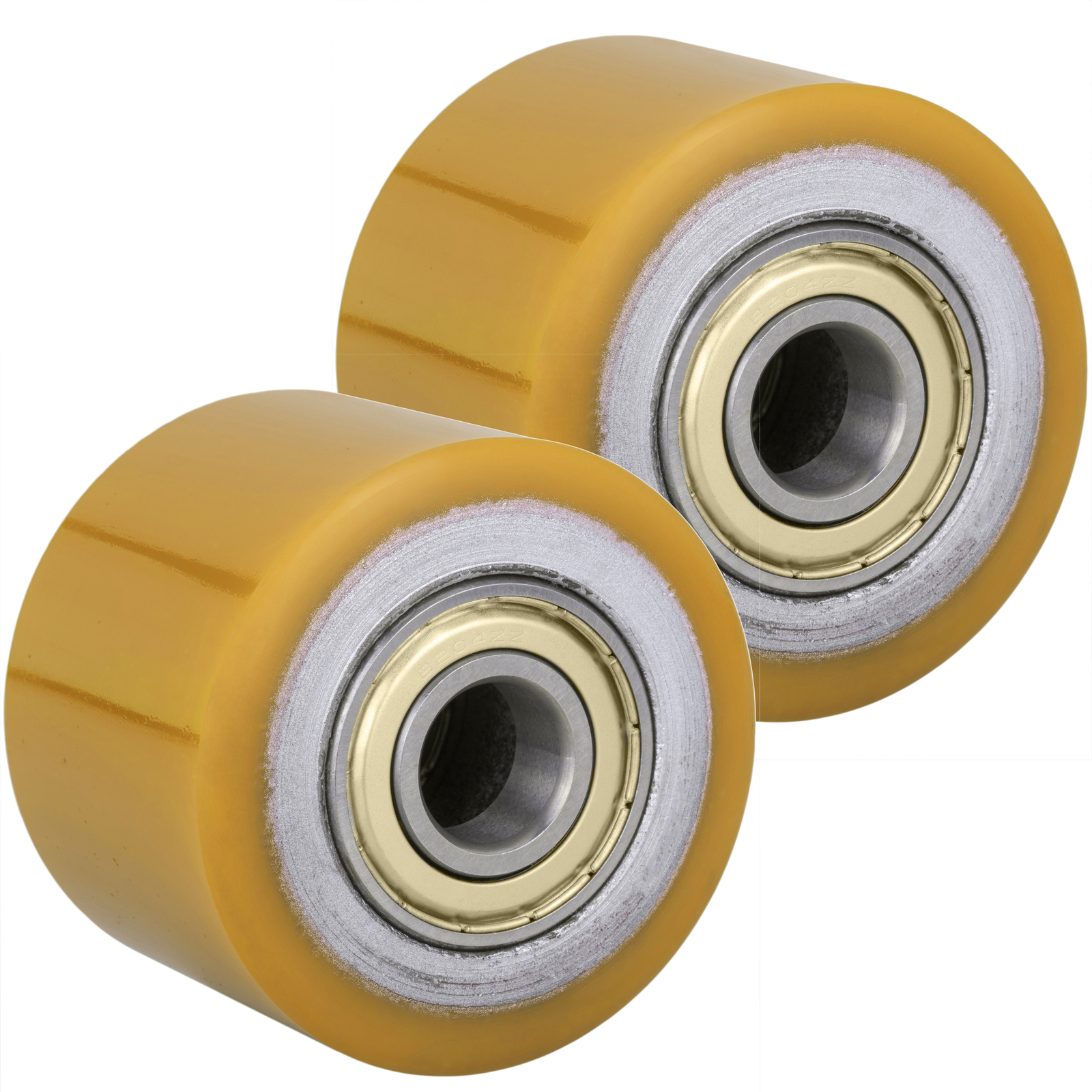 Ruota per transpallet rullo in poliuretano 80x70 mm confezione da 1200 ...