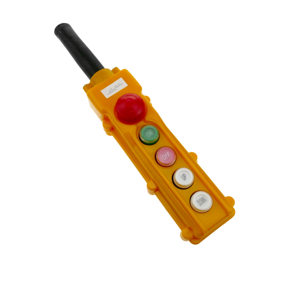 Boîte de commande avec 2 boutons poussoirs momentanés et 2 interrupteur ...