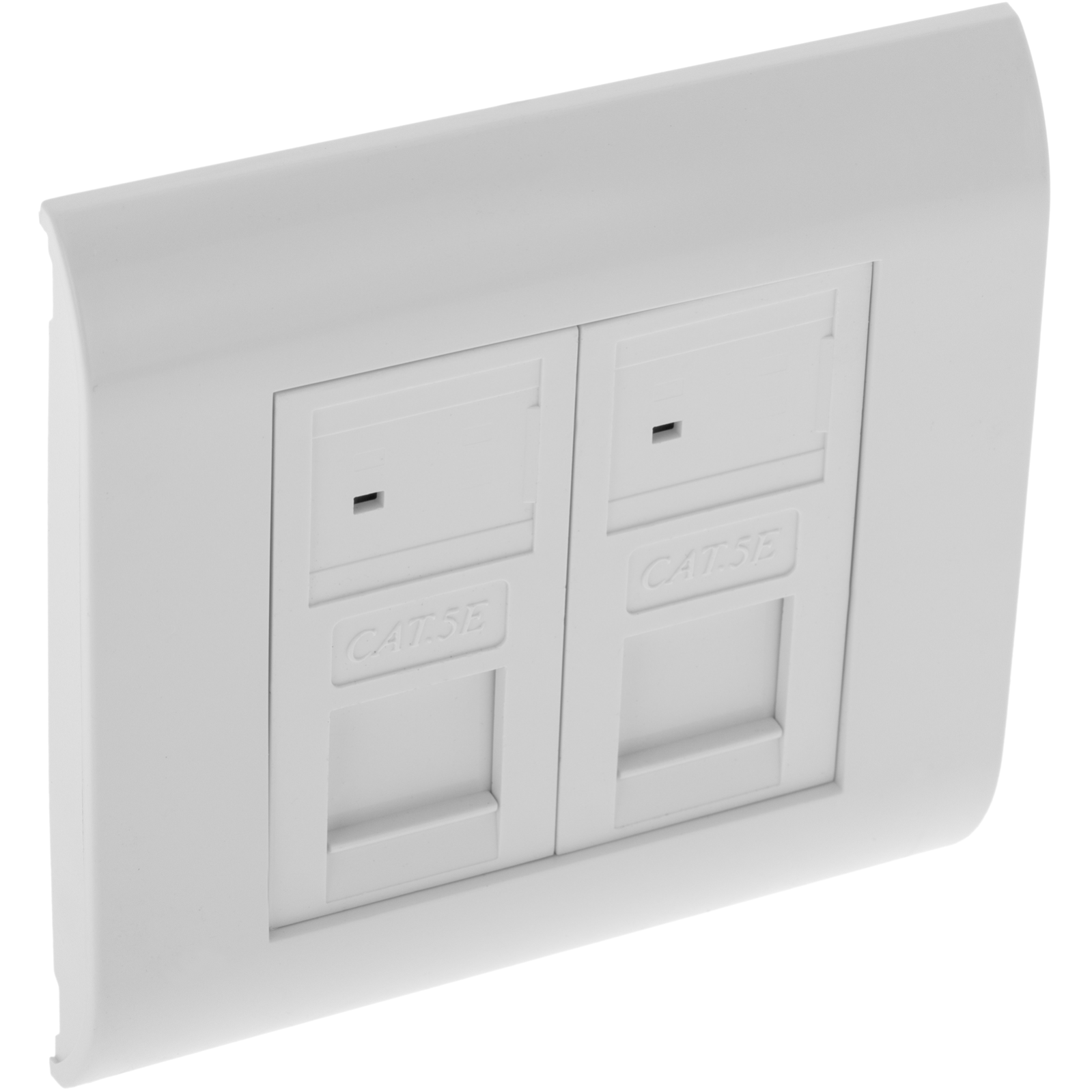 Boîte 80x80 mur ou conduit avec 2 RJ45 Cat.5e UTP 568B | Leroy Merlin