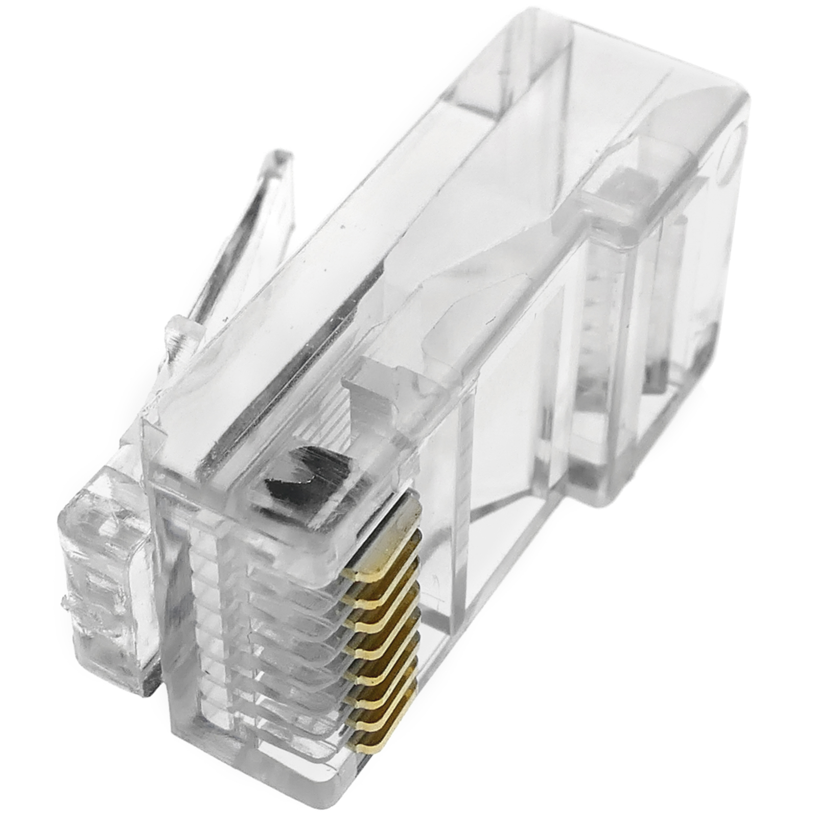 Conector UTP Cat.5e RJ45 macho para crimpar a cable 100-pack | Leroy Merlin
