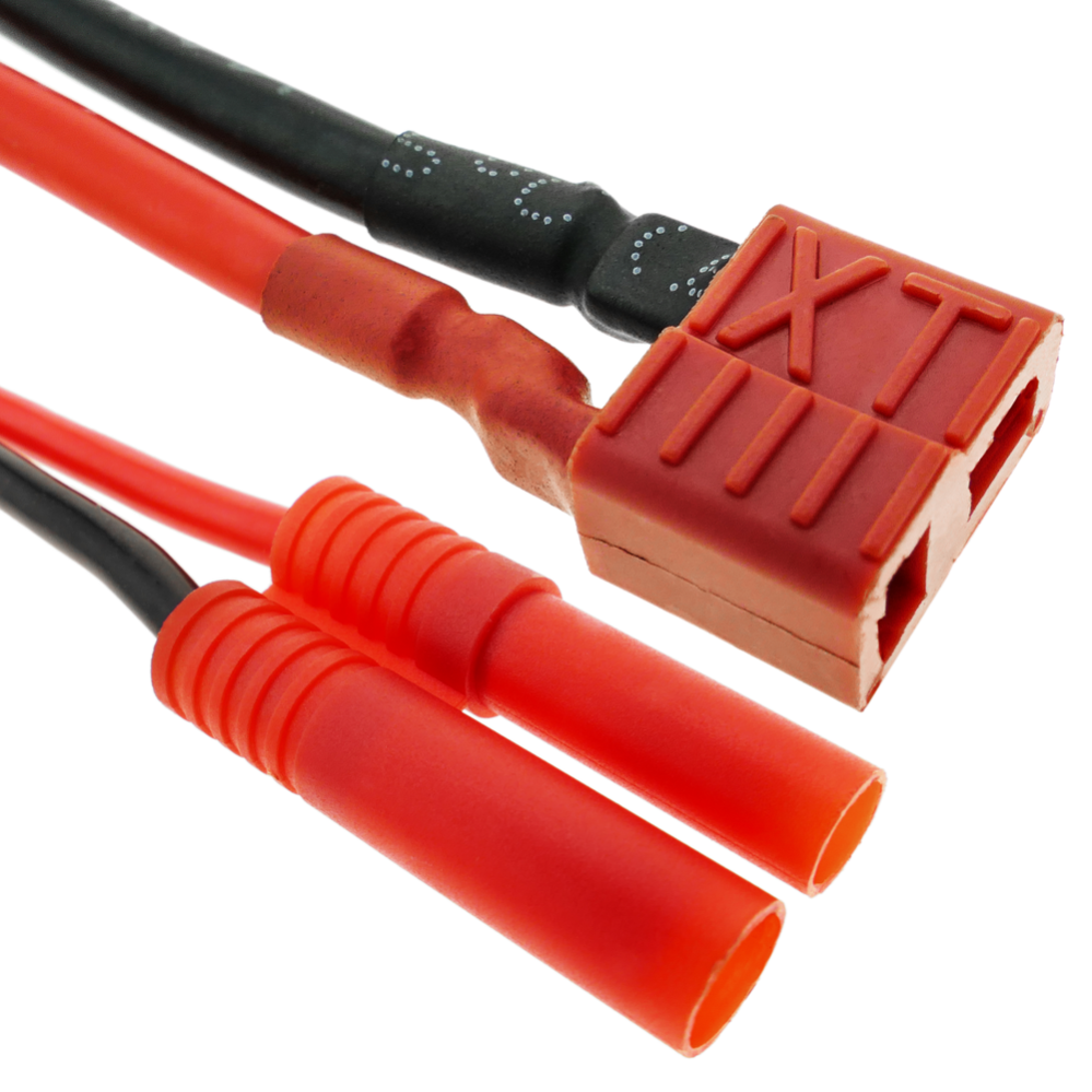 Câble T PLUG femelle vers HXT Banane 4.0mm 10cm 14AWG Charge et ...