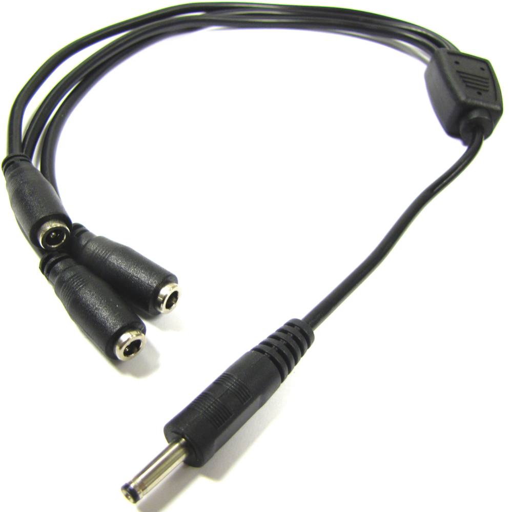 Alimentation par câble multiplicateur 3 DC-jack 3,5 mm femelle | Leroy ...