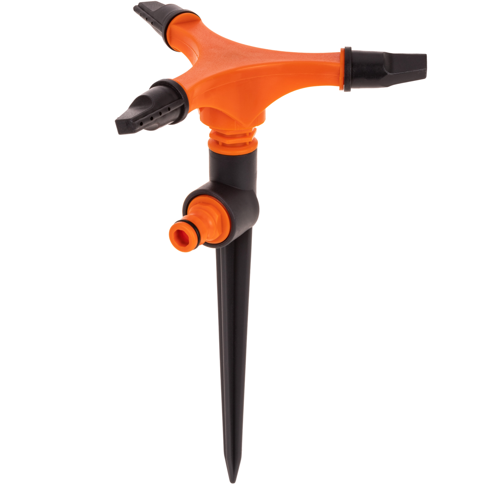 Aspersor de riego de césped giratorio de tres brazos con estaca | Leroy ...