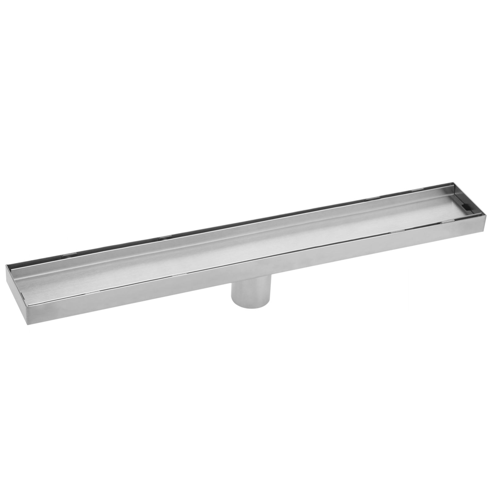 Scarico doccia 100cm Canaletta di drenaggio a pavimento in acciaio inossidabile per piastrelle ...