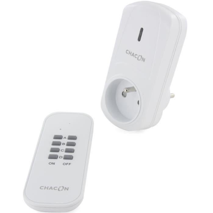 CHACON Set di 1 presa on / off + telecomando (3500 W - FR) | Leroy Merlin