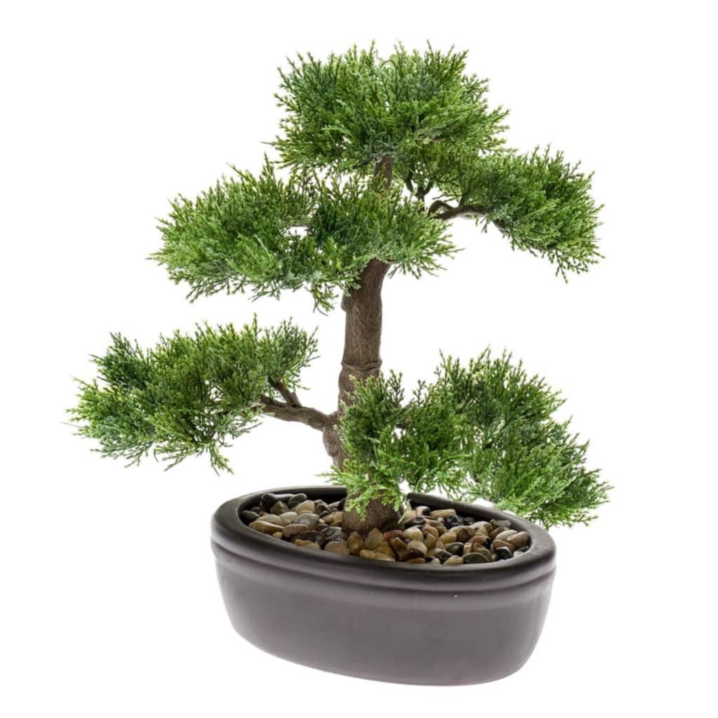 Emerald Bonsai Cedro Artificiale 32 cm 420001 Verde | Leroy Merlin