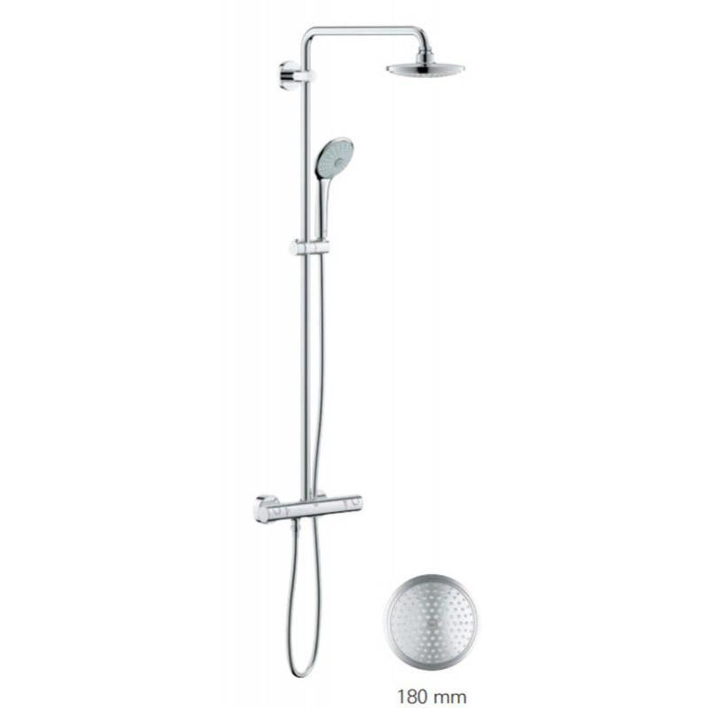 Grohe Euphoria System 180 Colonna doccia con miscelatore termostatico ...