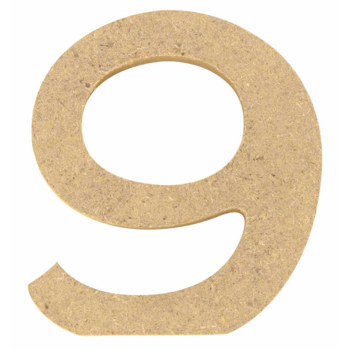 Chiffre 9 mdf 5cm | Leroy Merlin