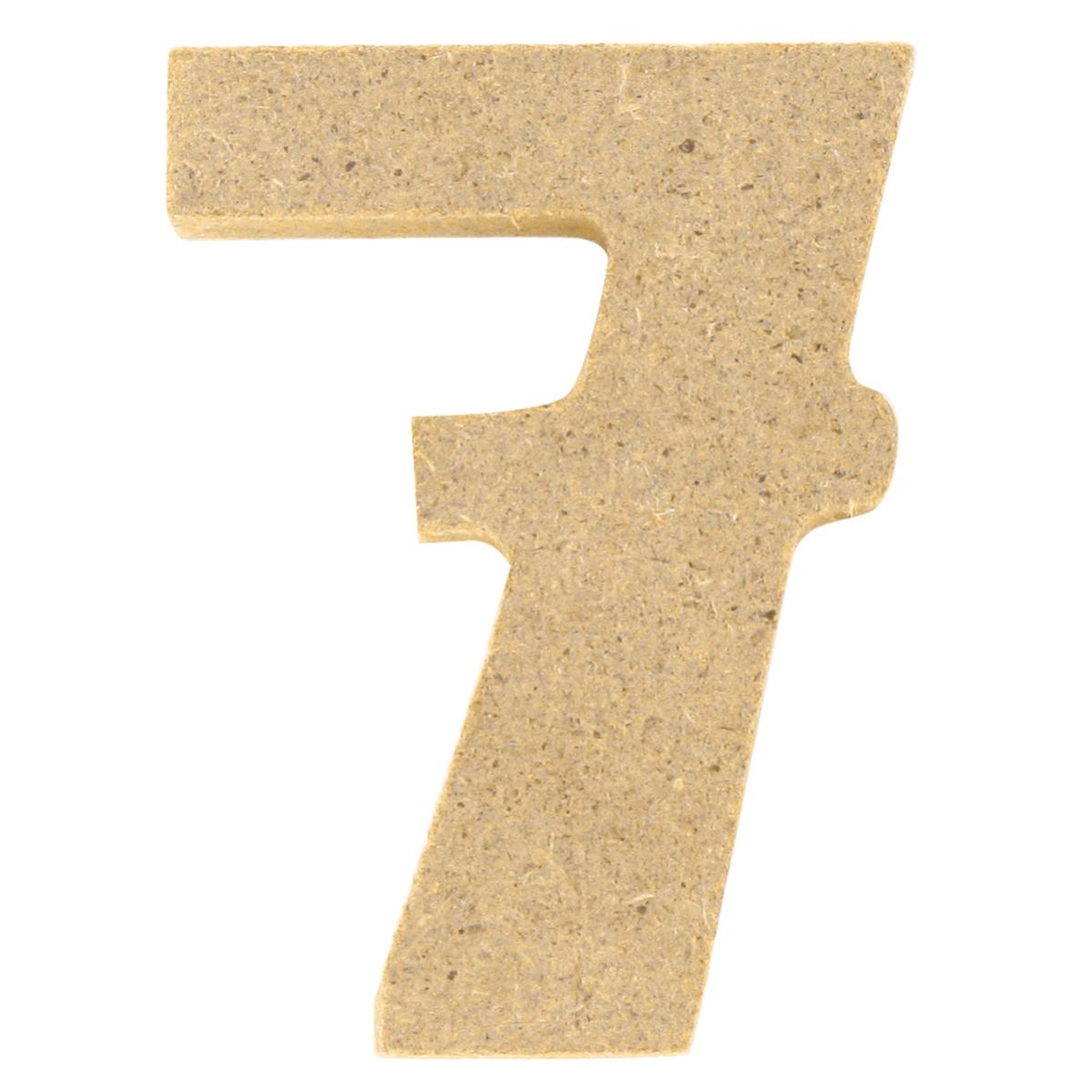 Chiffre 7 mdf 5cm | Leroy Merlin