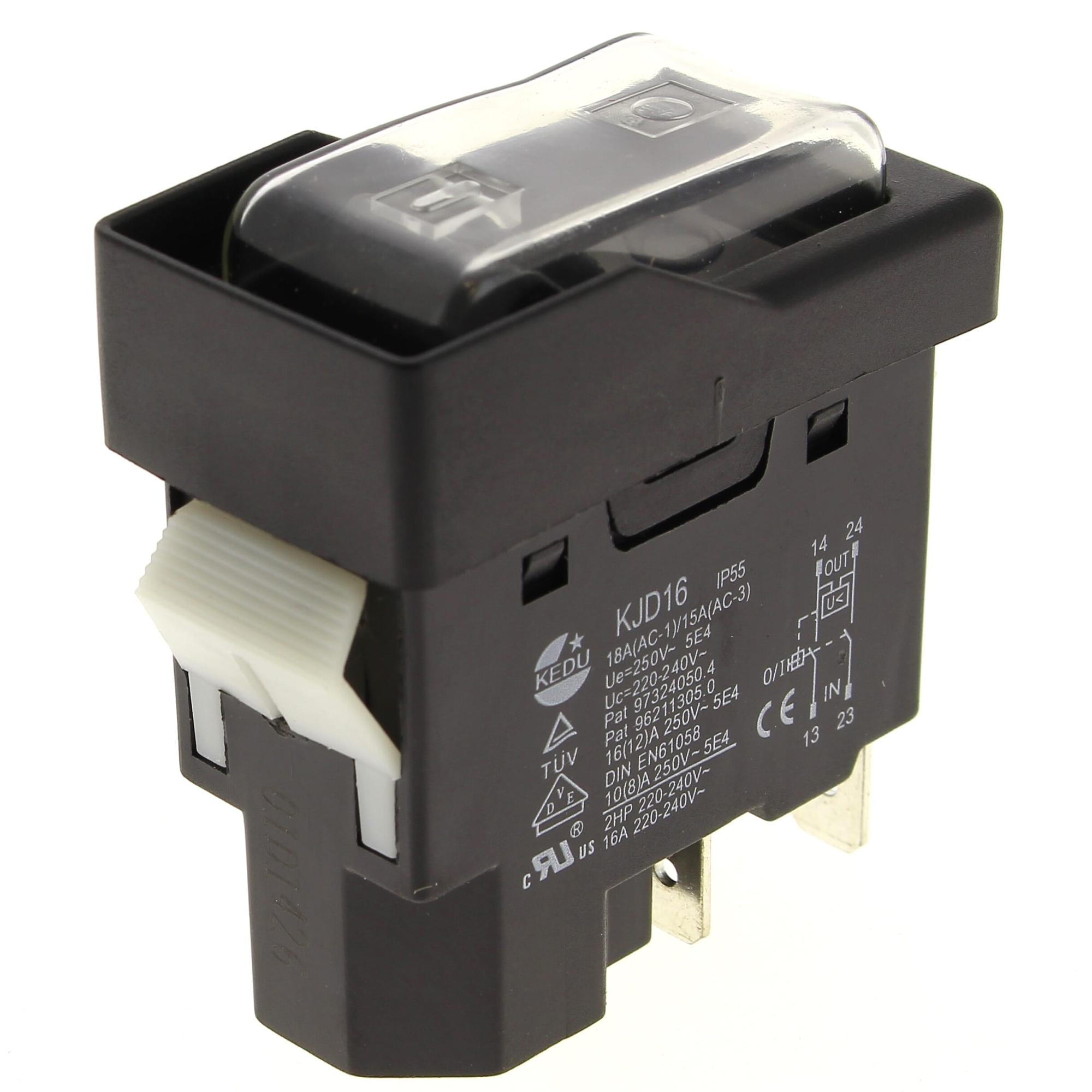 Interrupteur 4 cosses kjd16 pour Broyeur vegetaux Ryobi | Leroy Merlin
