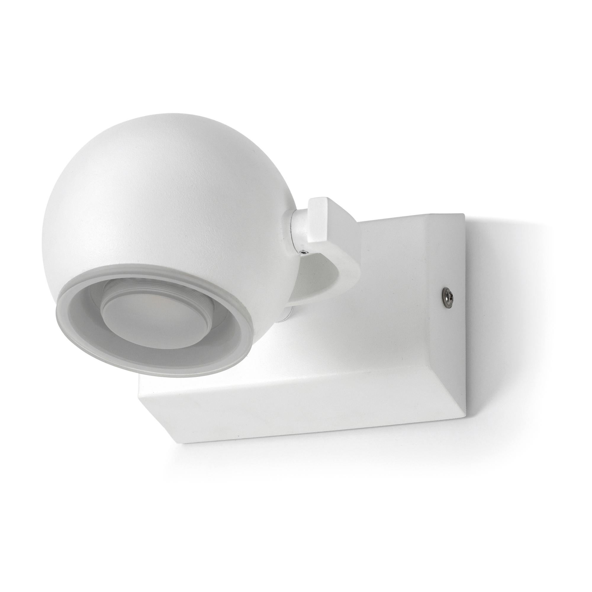 Luce da bagno MOON in alluminio, LED COB 5W, in bianco | Leroy Merlin