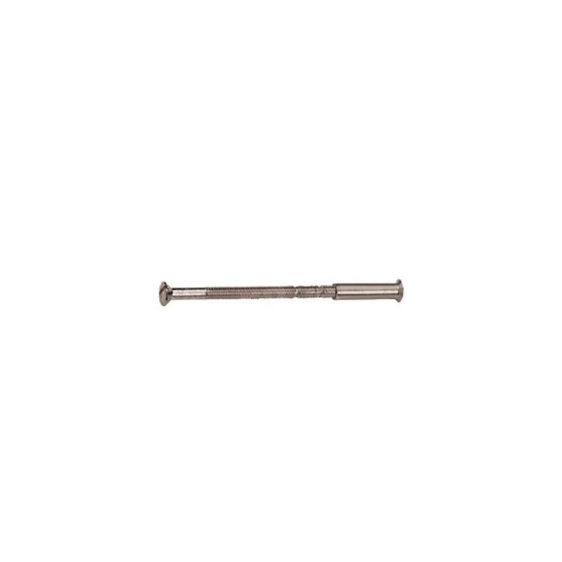Vis reliure M4 recoupable 30-65mm avec douille M4x22 satin nickelé ...