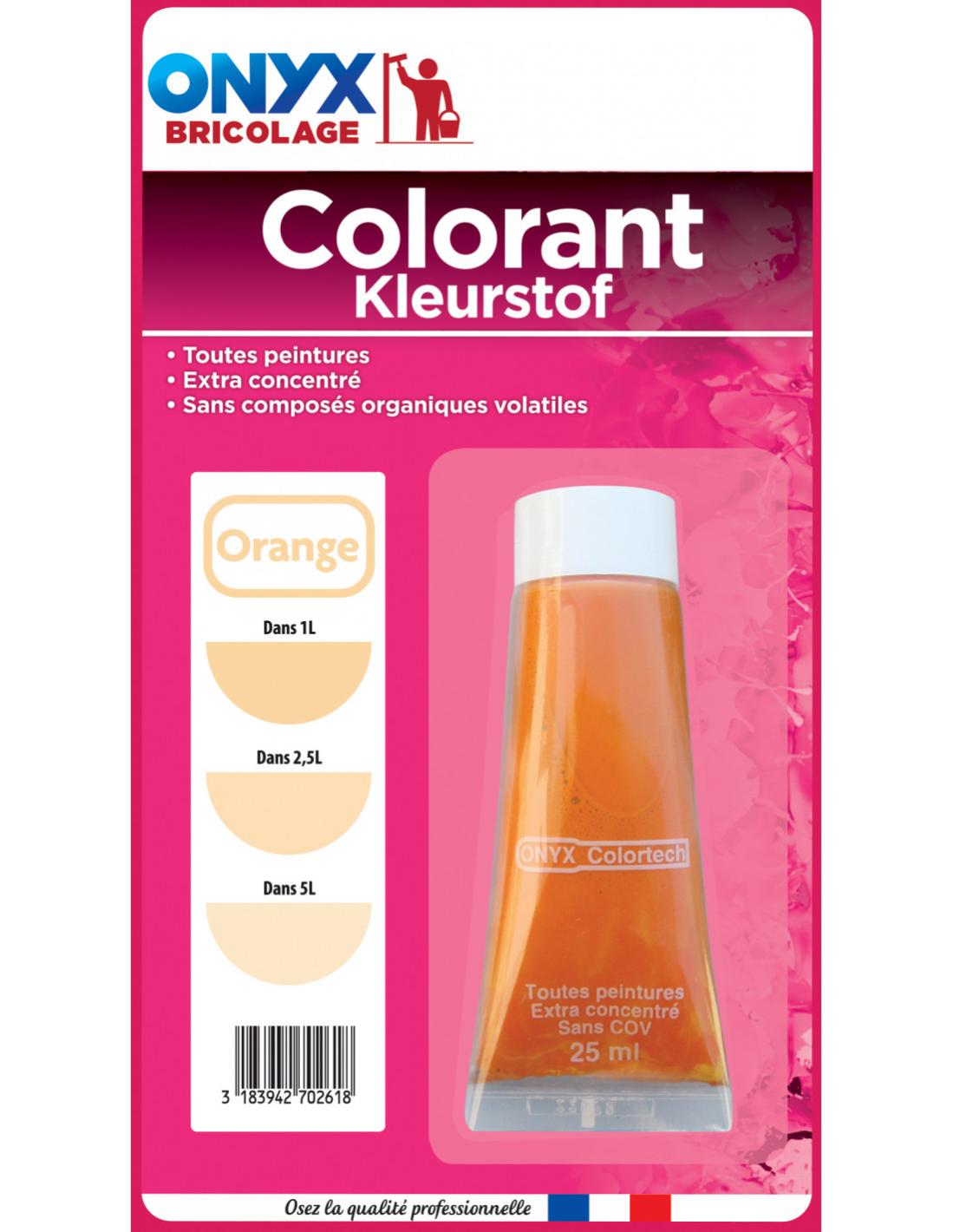 COLORANT SANS ODEUR ORANGE 25 ML | Leroy Merlin