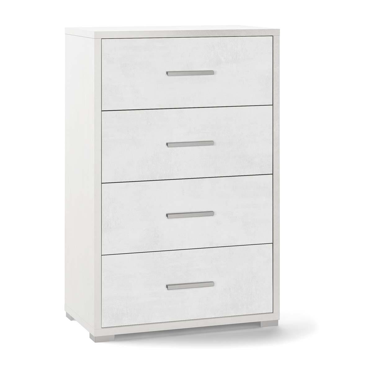 MOBILE 4 CASSETTI KIT Colore Ossido Bianco | Leroy Merlin
