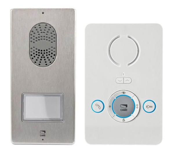 Portier audio Bianca CAME 31 - 100 mL - main libre - fixation applique - 001CK0001FR | Leroy Merlin