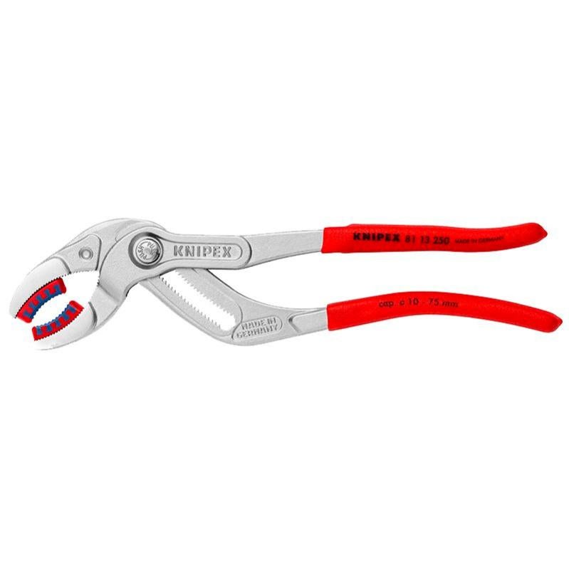 Knipex 81 13 250 - Tenaza cromada para tuberías y racores Knipex 250 mm ...