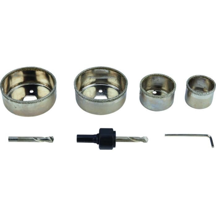 Kit complet trépan couronne diamantée SCID - 4 trépans | Leroy Merlin