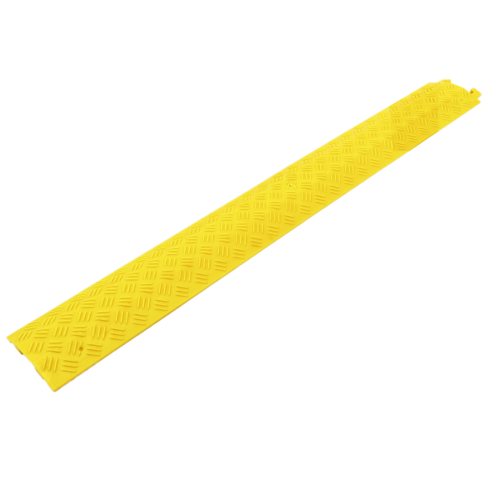 Protection au sol pour câbles en 1 voies 100x13 cm jaune rigide | Leroy ...