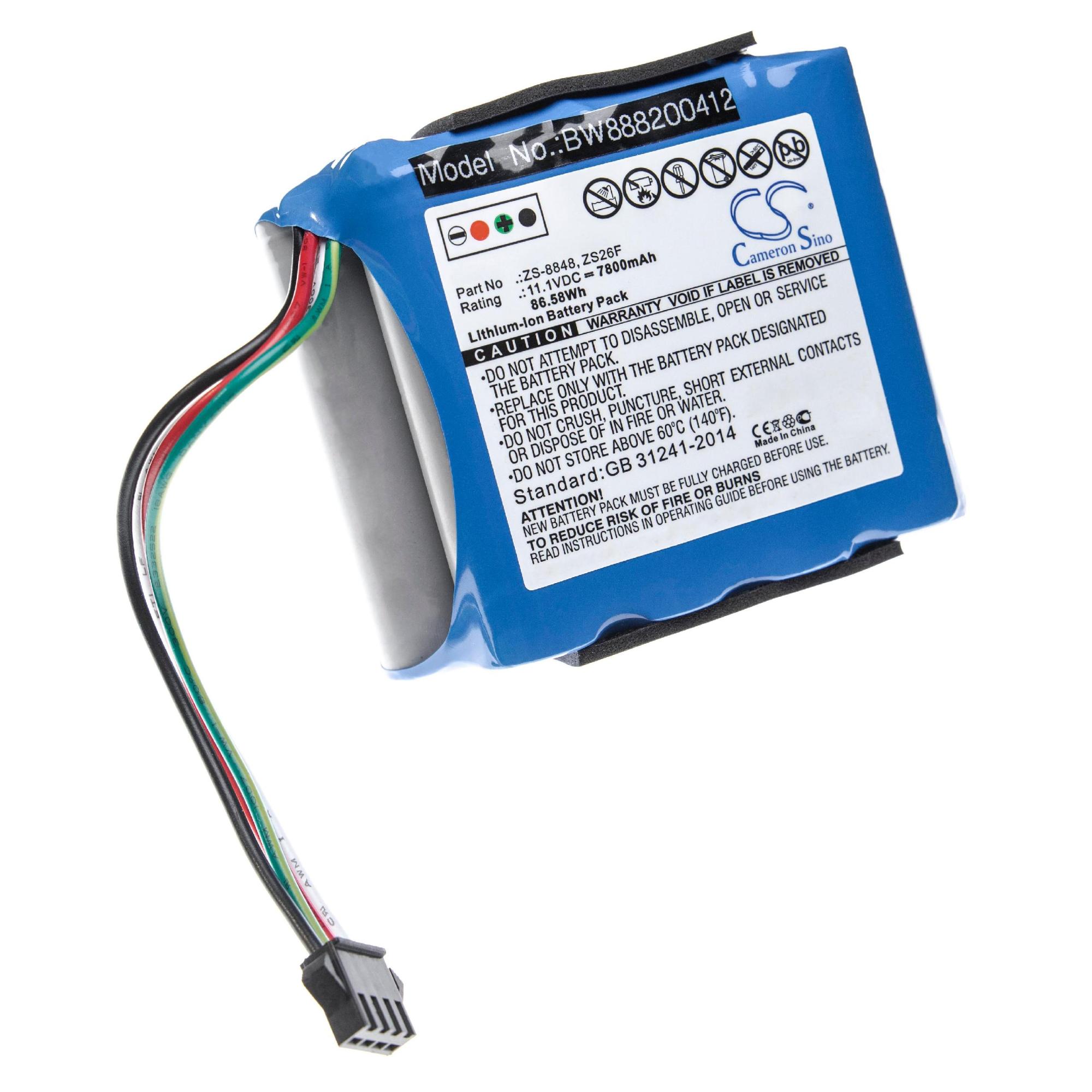 Vhbw Batería recargable compatible con Signal AI-6, SA-2 empalmador (7800 mAh, 11,1 V, Li-Ion ...