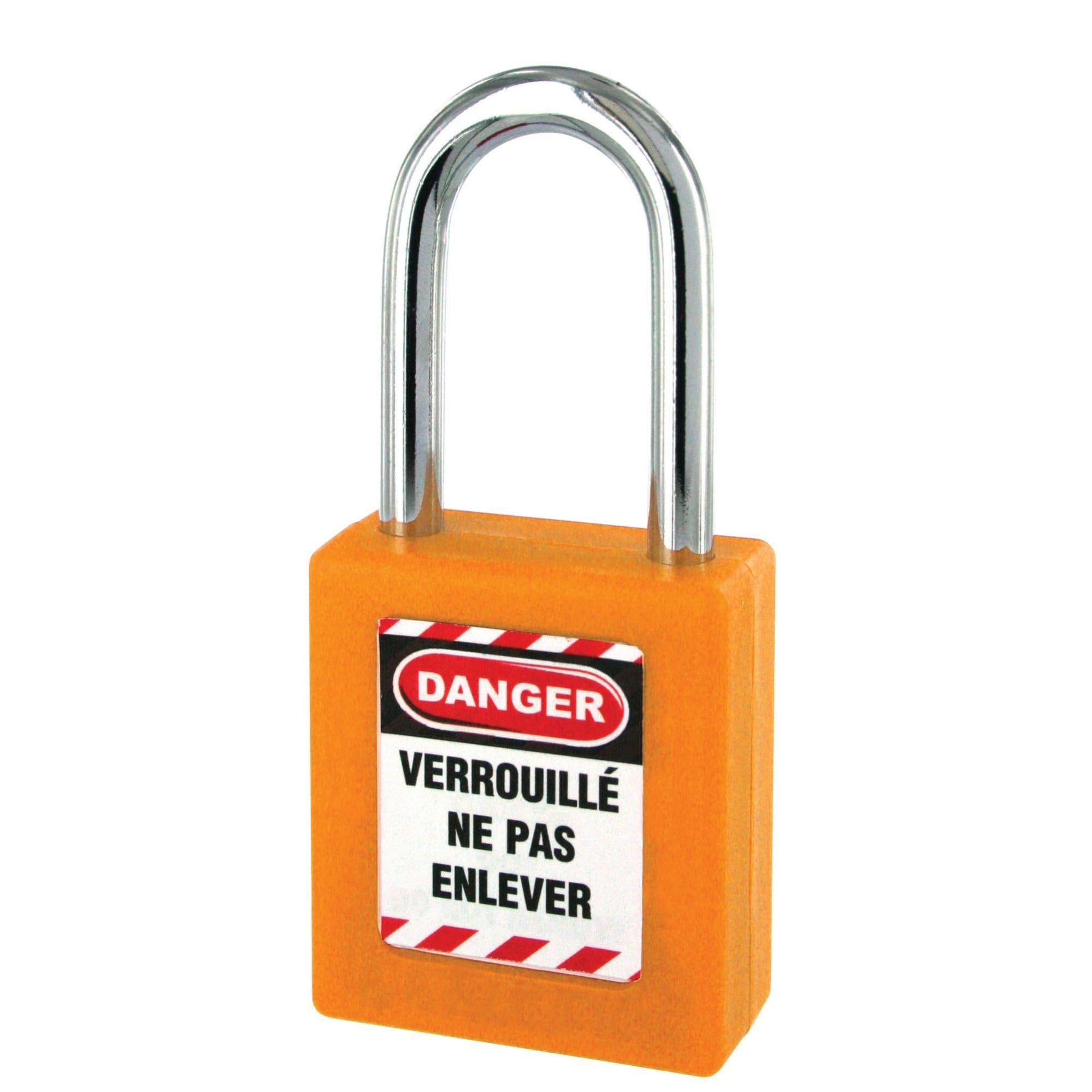 THIRARD - Cadenas de consignation LOTO Lockout Tagout 40 mm anse acier ...