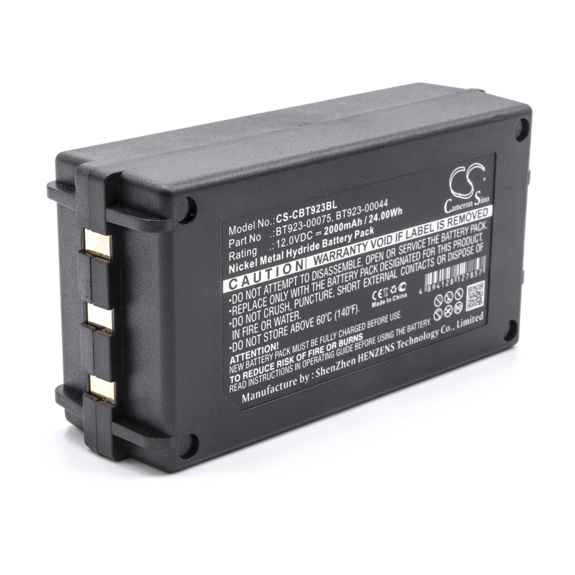 Vhbw NiMH batteria 2000mAh (12V) per telecomando per gru remote control ...
