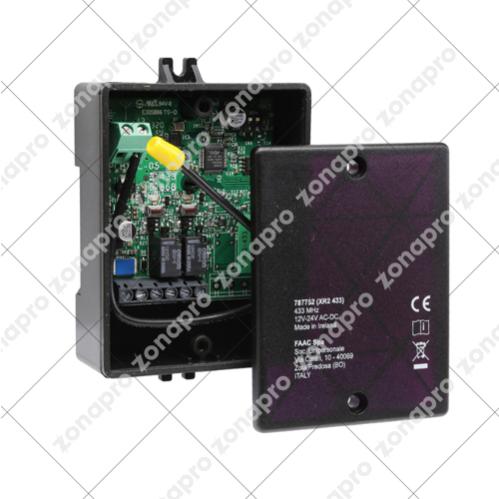 Ricevente Ricevitore Esterno Quadricanale 4 Canali FAAC XR4 433 DS SLH ...