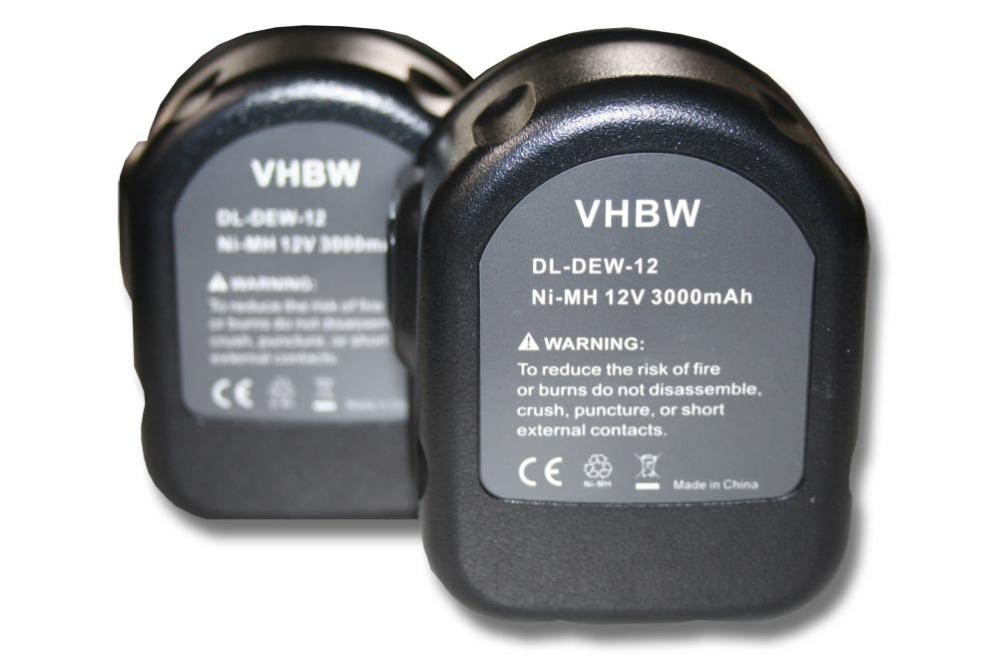 Vhbw 2x Batería recargable reemplaza Rems 571510, 571510 R12, 571513 ...