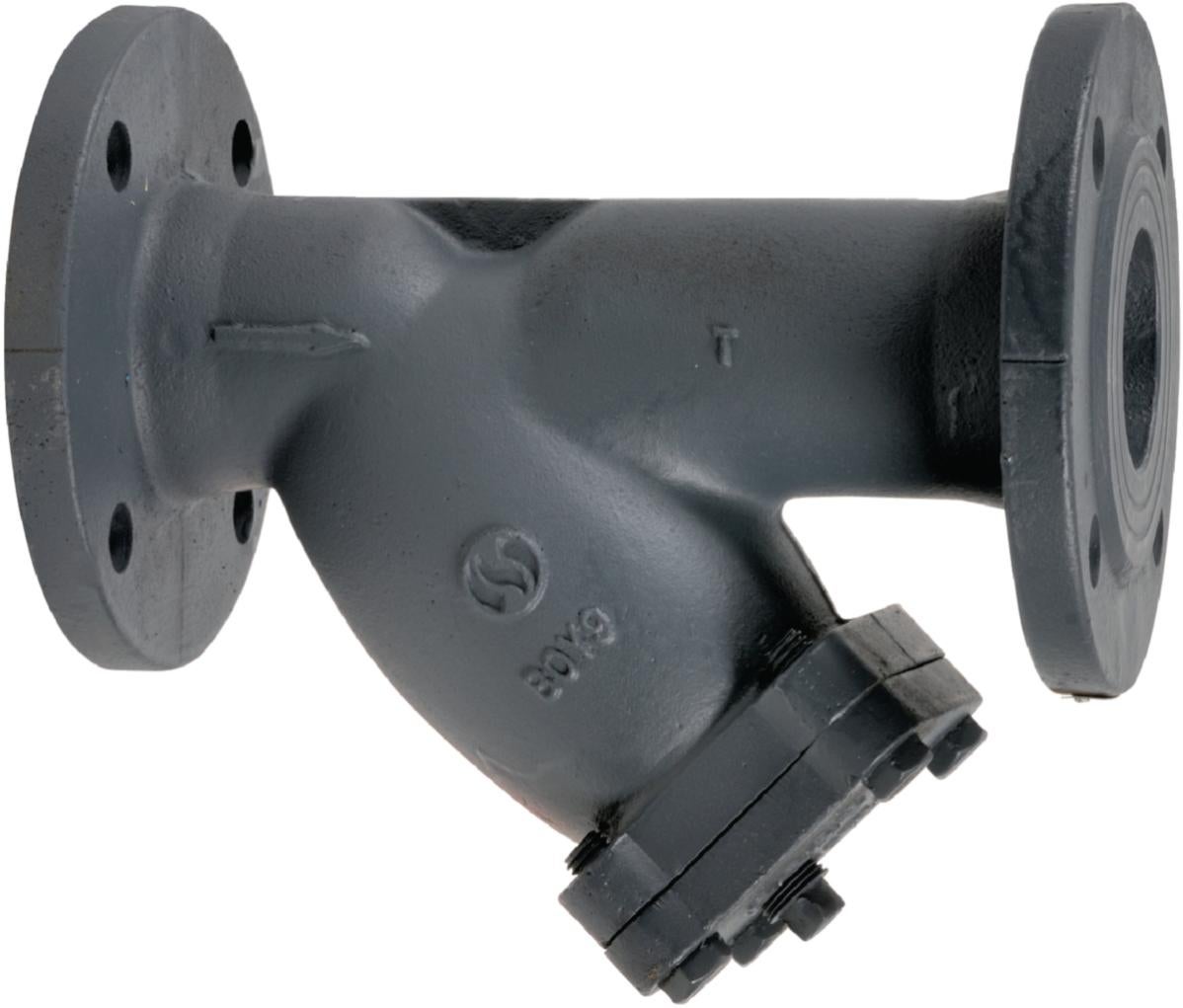 Filtre à tamis - en y - corps fonte - pn16 - tamis inox - brides - dn65 ...