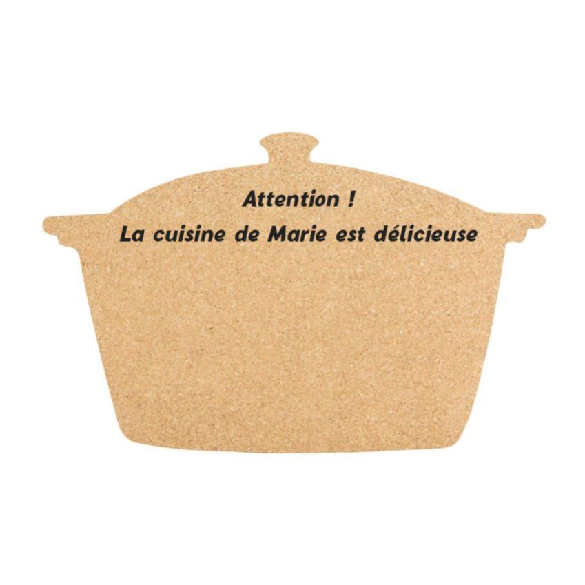 Panneau en liège pense-bête à personnaliser fixation murale pour ...