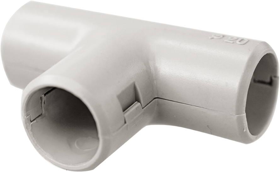 Lot de tés ouvrables IP41 irl'oc gris pour tubes IRL Ø20mm - Boite de ...