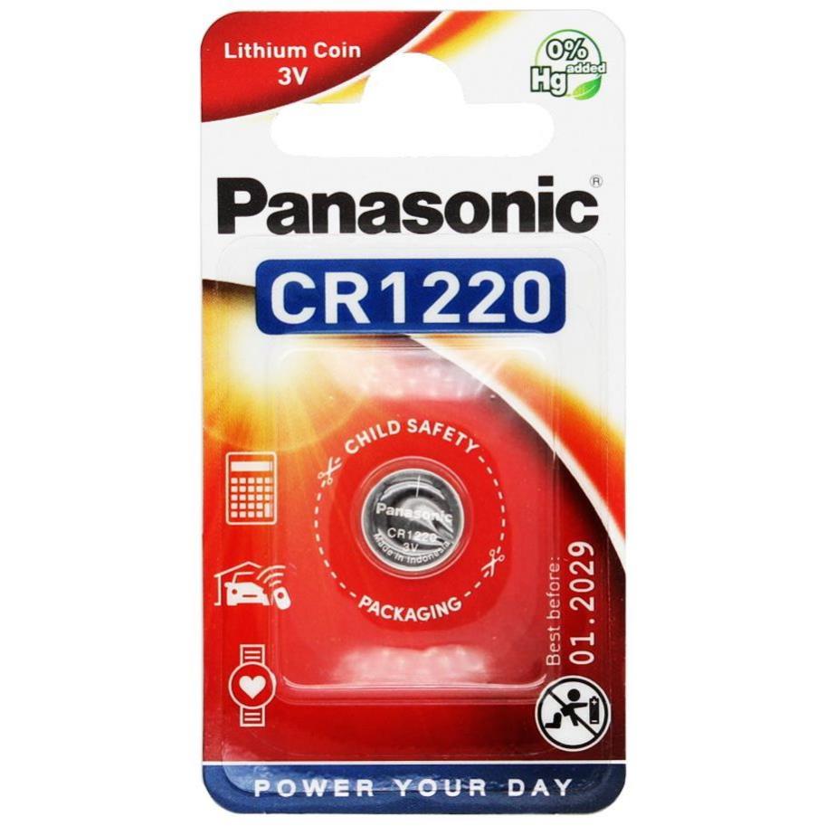 PANASONIC Pile Bouton Lithium Power CR1220 3 V x 120 | Bricoman