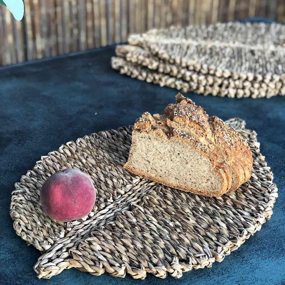 Set de table feuille jonc de mer - Marron - Naturel | Leroy Merlin