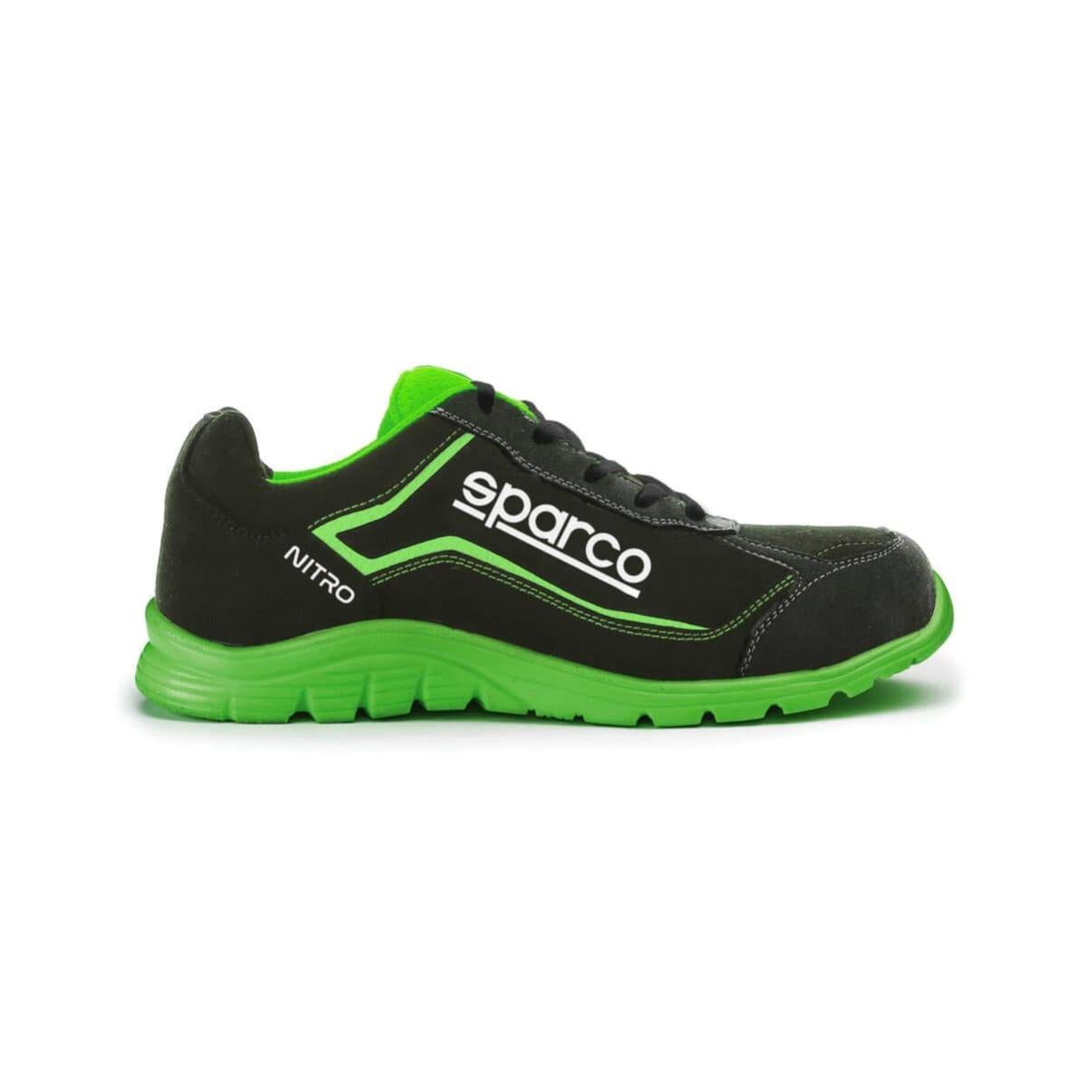 Chaussures de sécurité Nitro S3 SRC Noir et vert - Sparco - Taille 46 ...