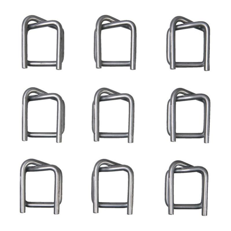 Agrafe l. 19 mm acier pour bandes de cerclage galvanisé | Leroy Merlin