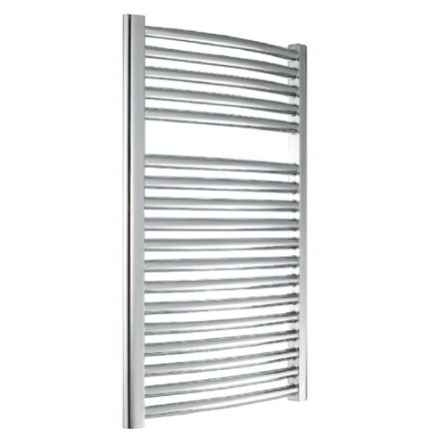 TERMOARREDO SCALDASALVIETTE IN ACCIAIO CROMO LUCIDO CURVO - Altezza 120 ...