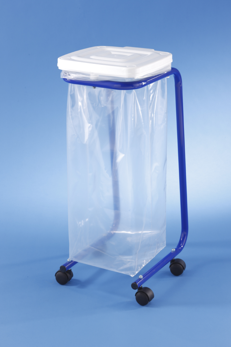 MOTTEZ - Support sac poubelle sur pied avec couvercle - B078SBL | Leroy ...