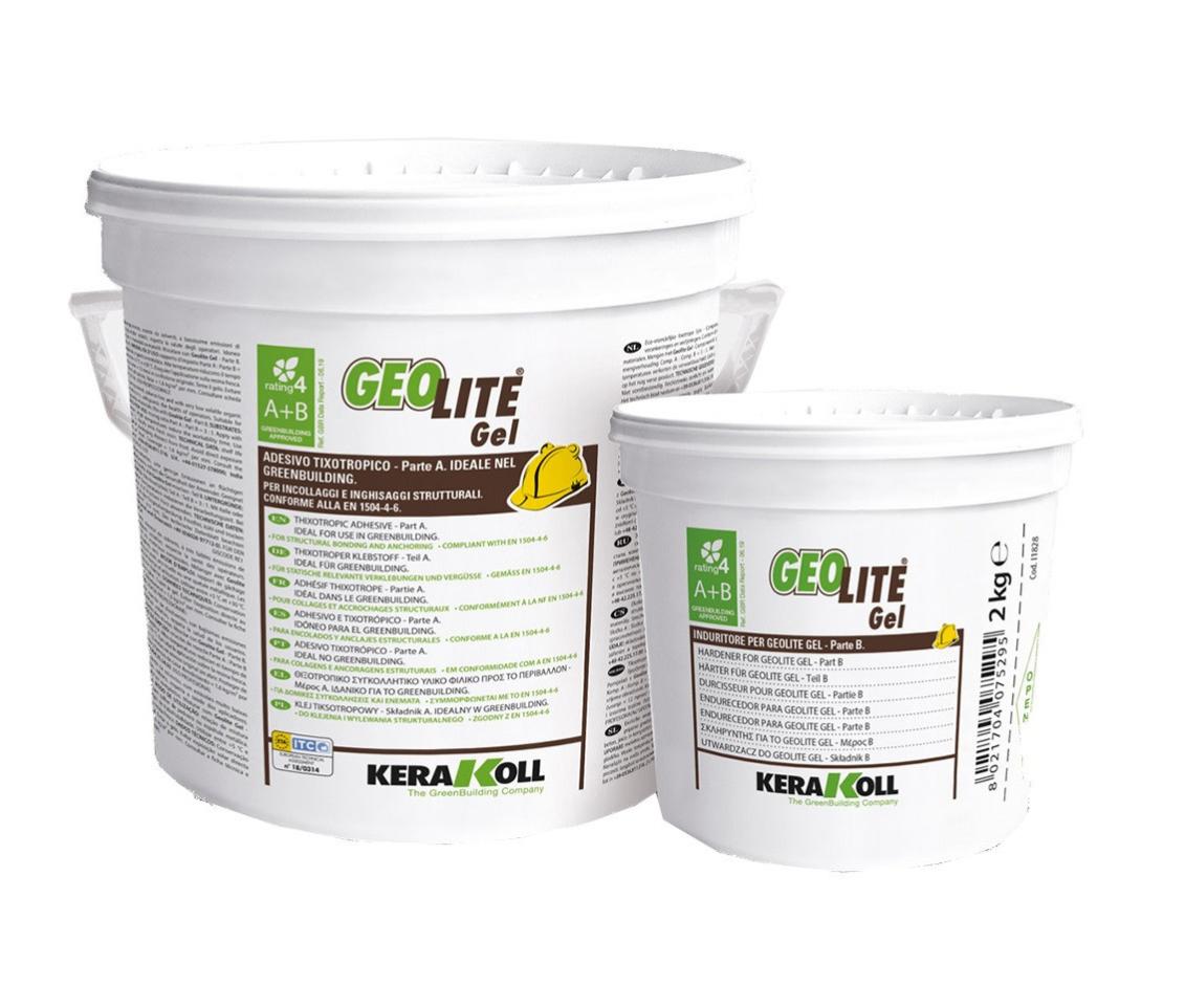 GEOLITE GEL - ADESIVO MINERALE EPOSSIDICO AD ELEVATA BAGNABILITA' PER L ...
