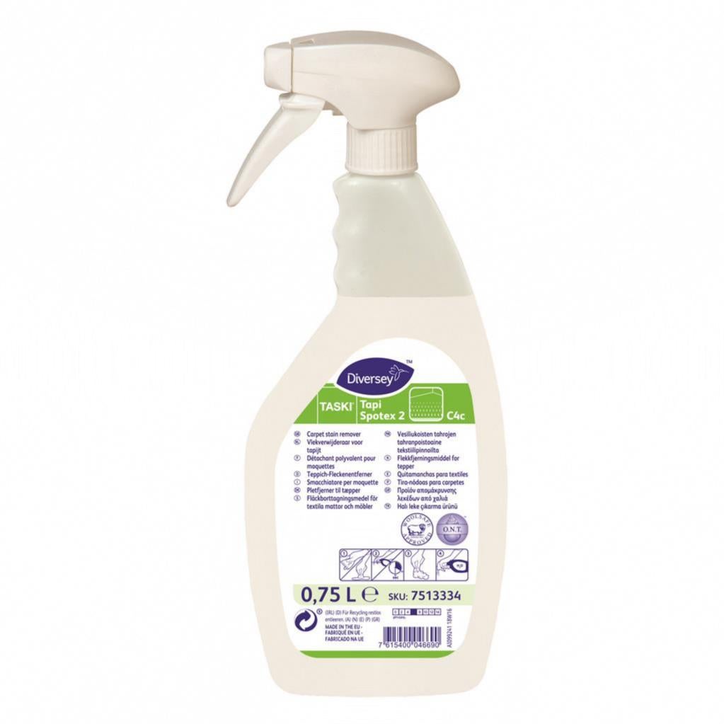 Détachant moquettes - TASKI TAPI SPOTEX 2 - Spray 750ml - DIVERSEY ...