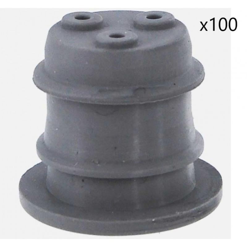 Lot de 100 Embouts EUR'OHM AIR'Métic pour Gaine Electrique Ø25 mm ...