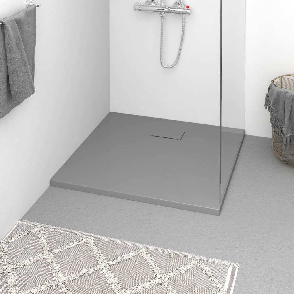 VidaXL Piatto Doccia in SMC Grigio 90x80 cm | Leroy Merlin
