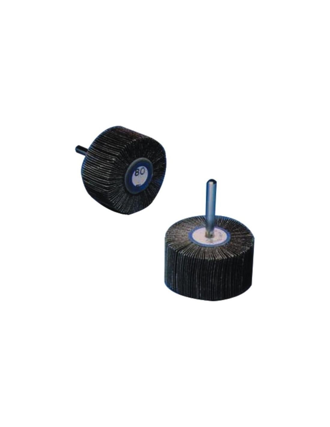 10 roue a lamelles 32220 corindonsur tige de 6 - diam 40 h 15 grain 40 ...