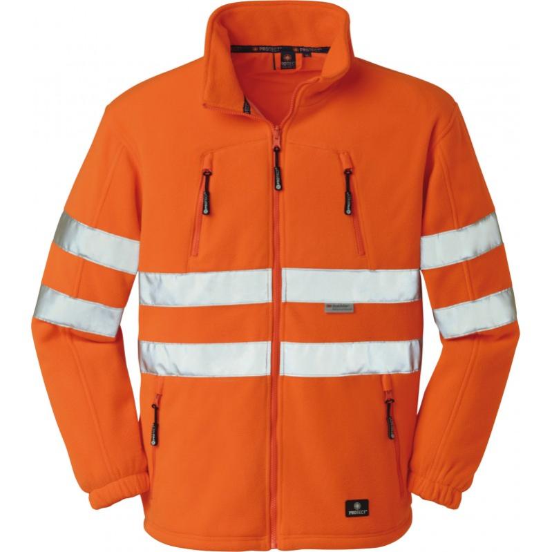 Veste softshell Haute visibilité orange Seattle Taille .L | Leroy Merlin