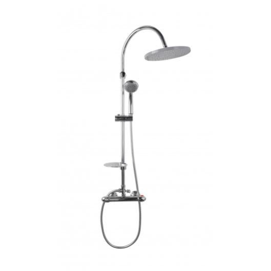 TEC HIT Combiné de douche - 5 jets - Diamètre 22 cm | Leroy Merlin