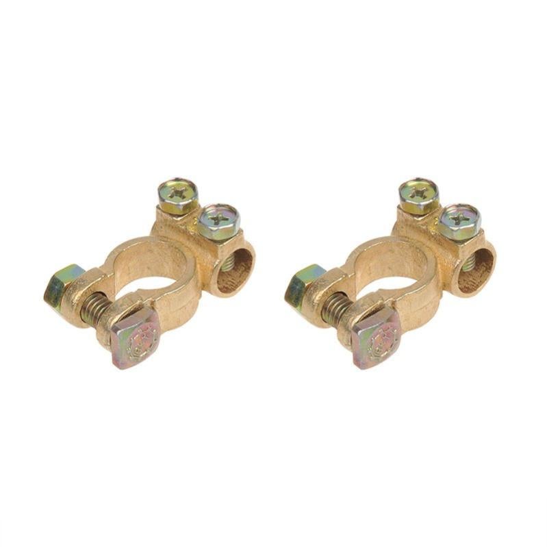 Set de cosses de connexion de batterie (+) et (-) 35-50mm | Leroy Merlin