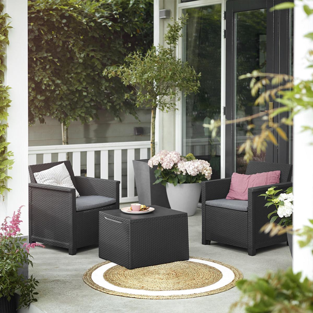 Keter K246117 Emma Balcony Set | Leroy Merlin