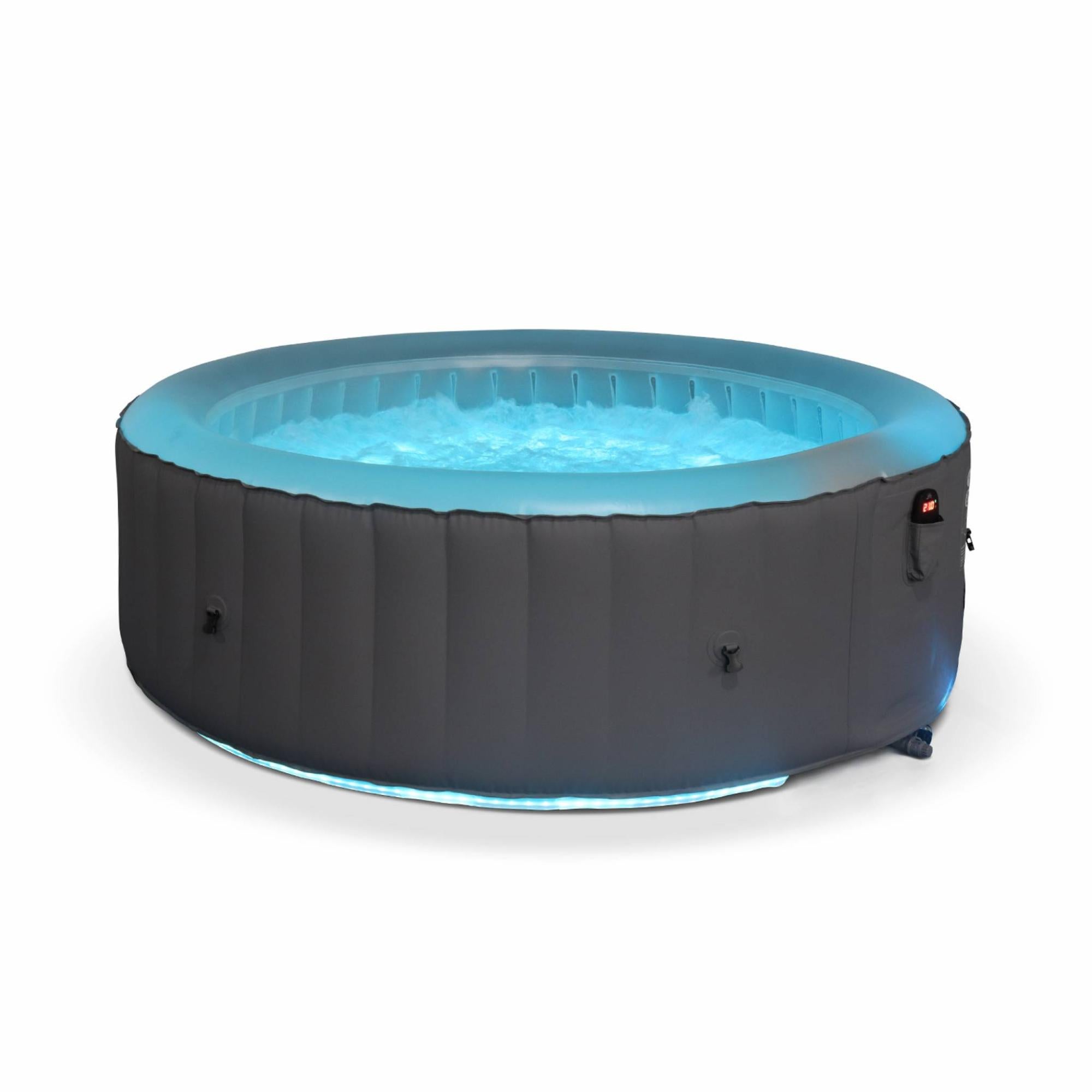 MSPA Inflatable Spa Round - Glow 6 grey - Spa gonfiabile rotonda per 6 ...