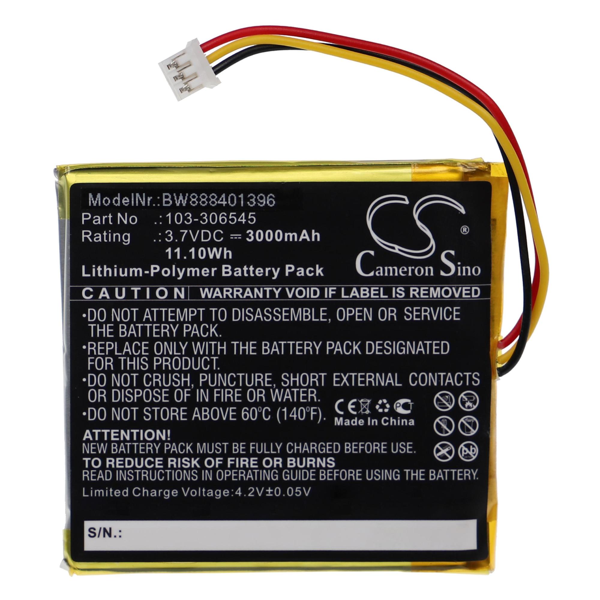 Vhbw Batterie compatible avec Visonic PowerMaster 360, 360R système d ...