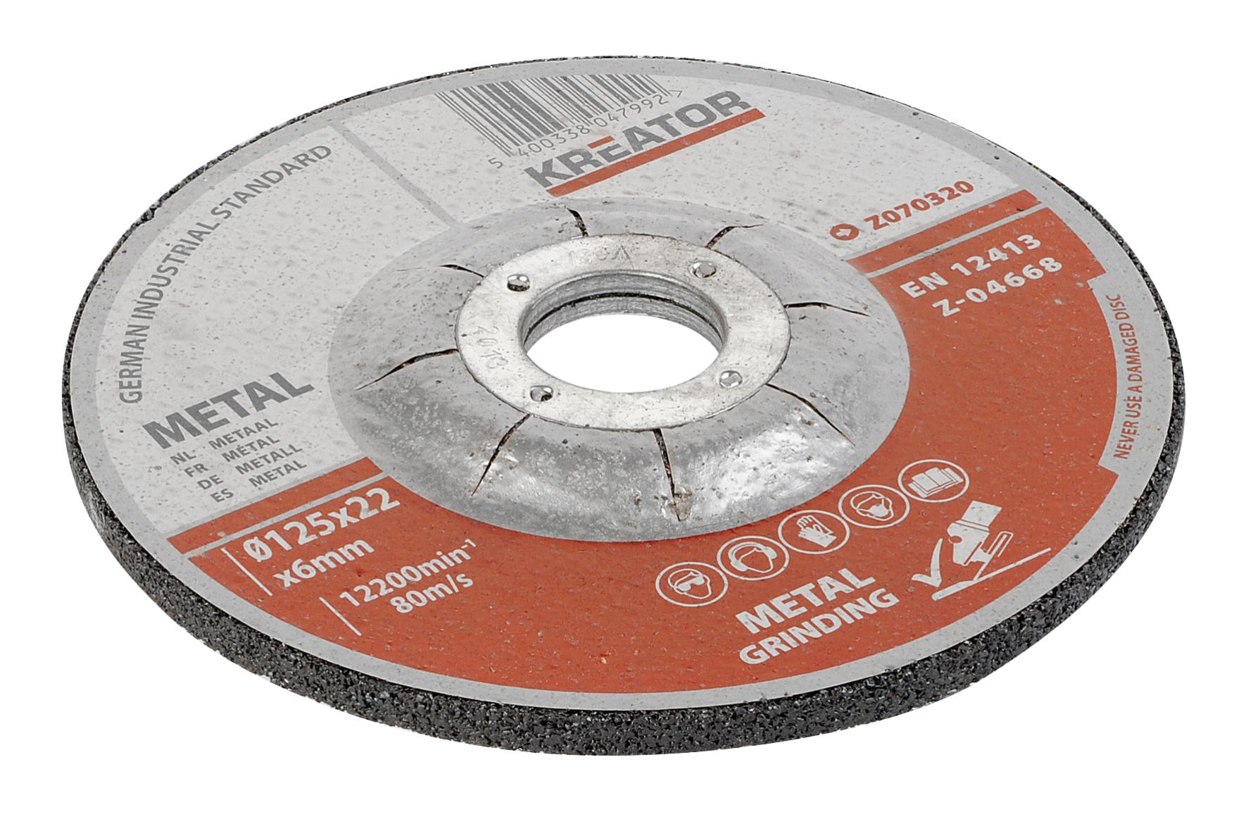 Dischi abrasivi - metalli - Ø 115 x 6 mm - 3 pezzi | Leroy Merlin